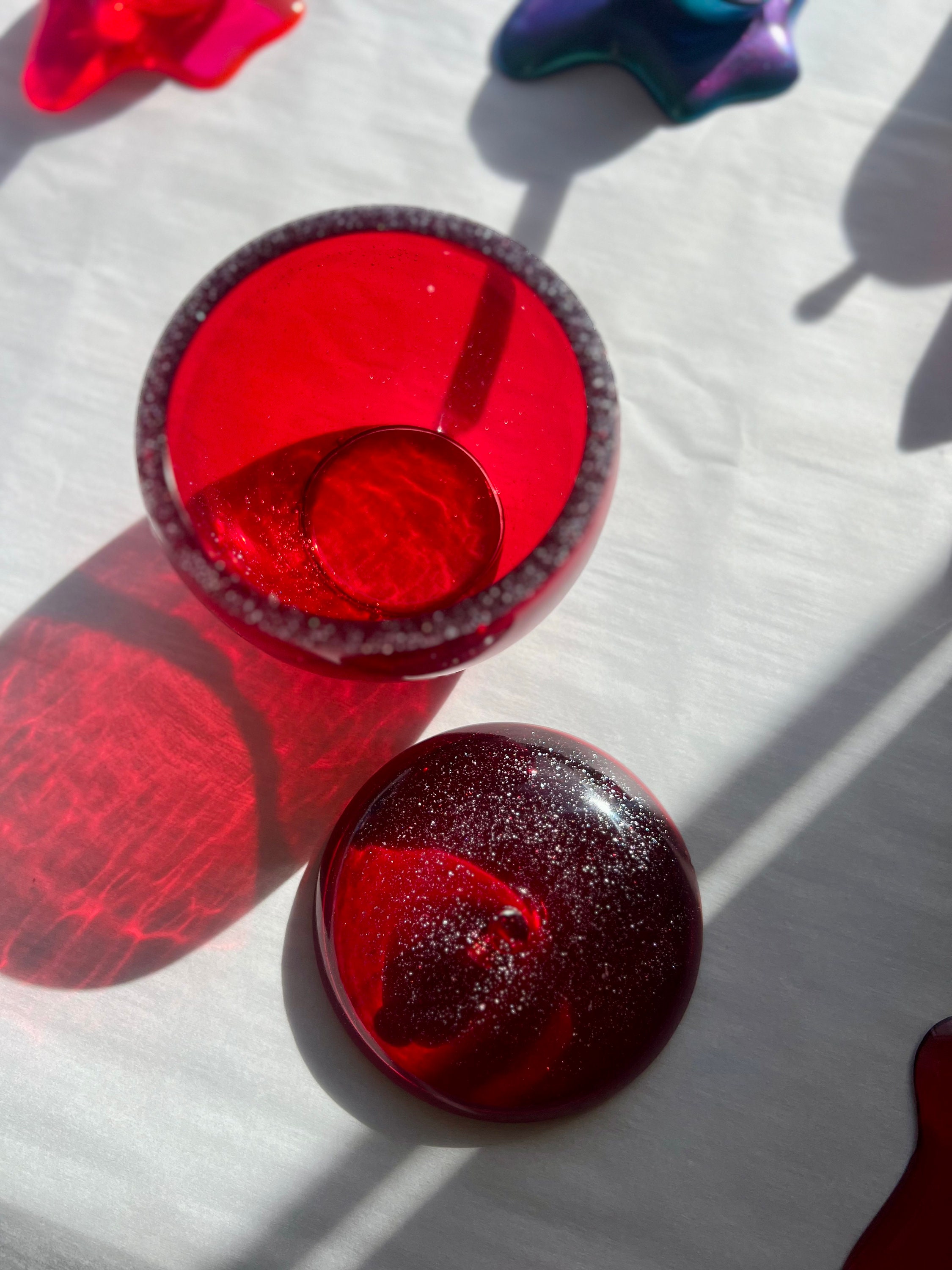 Resin Apple Apple Storage Candy Apple - Etsy