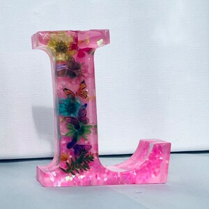 Letter Desk Decor | Initial Letter Keychain - Etsy
