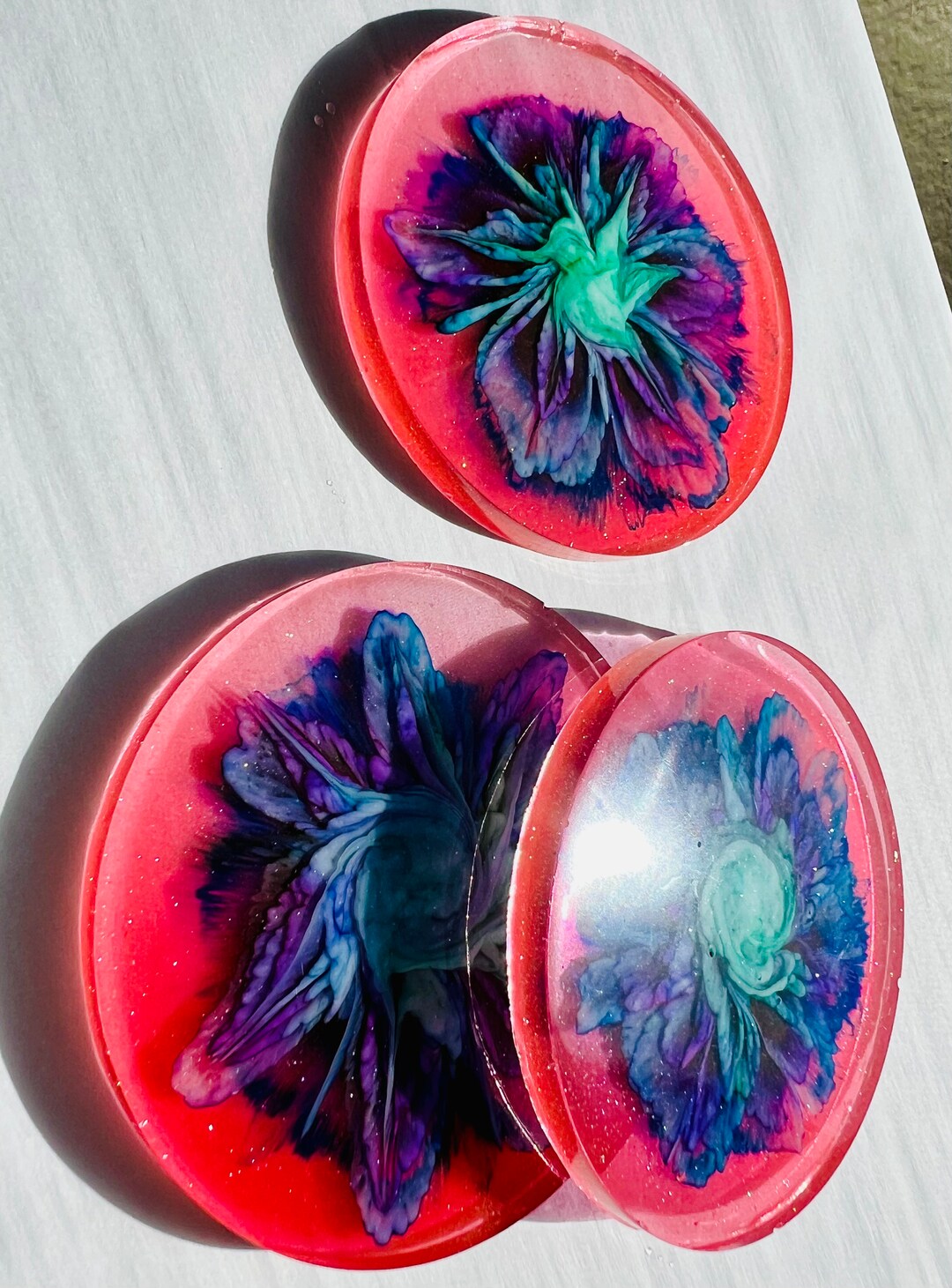 Handmade Blooming Flower Coaster (individual) - Etsy