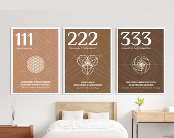 Angel Number Art - Etsy