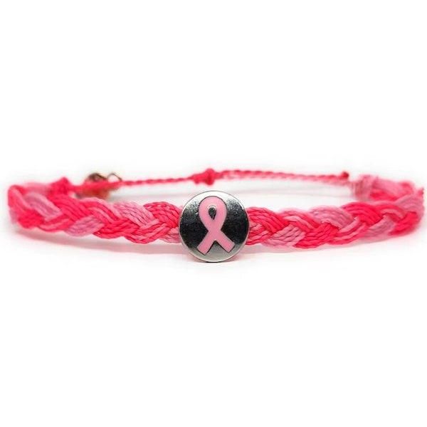 Mens Breast Cancer Bracelet - Etsy