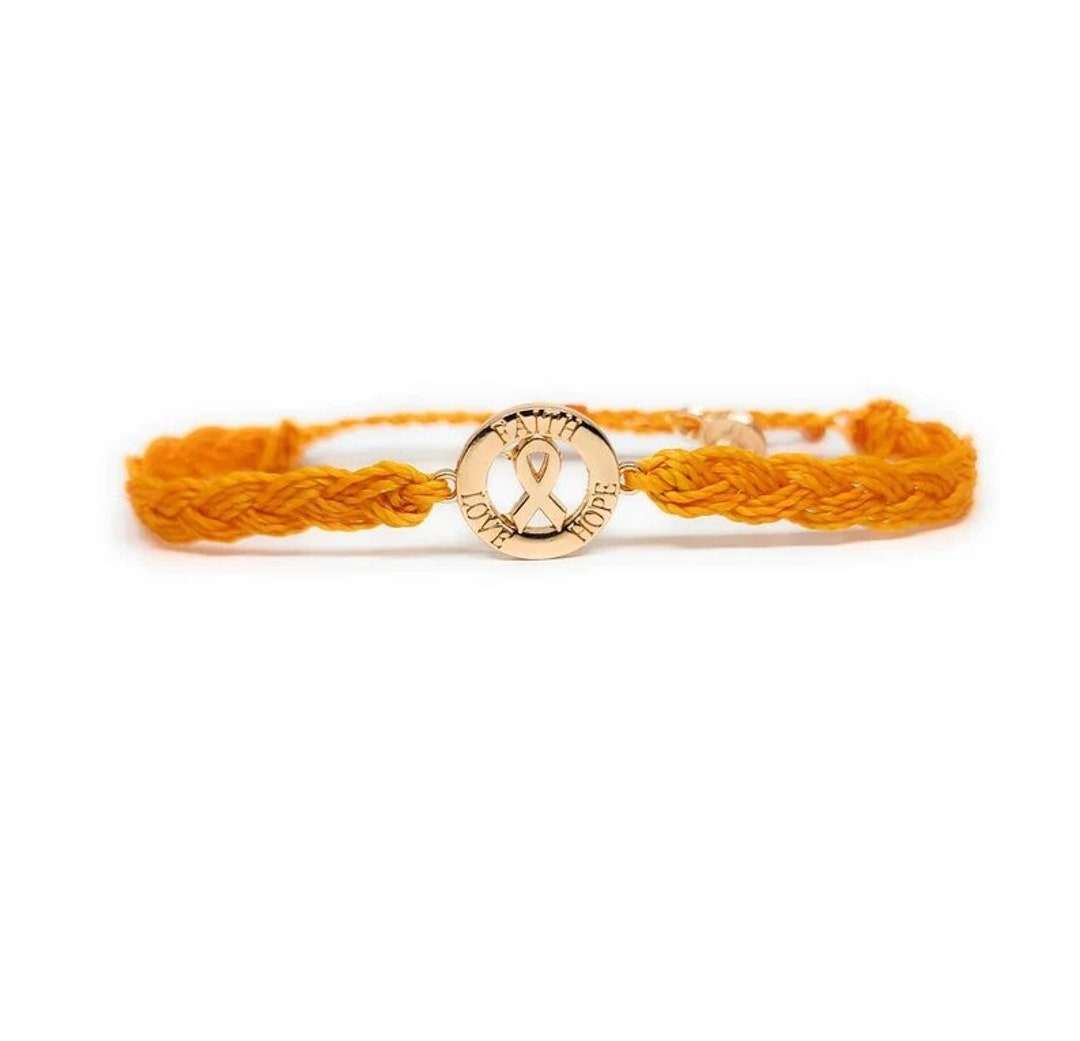 Kidney Cancer Awareness Bracelets, LOVE HOPE FAITH, in Support of Loved ...