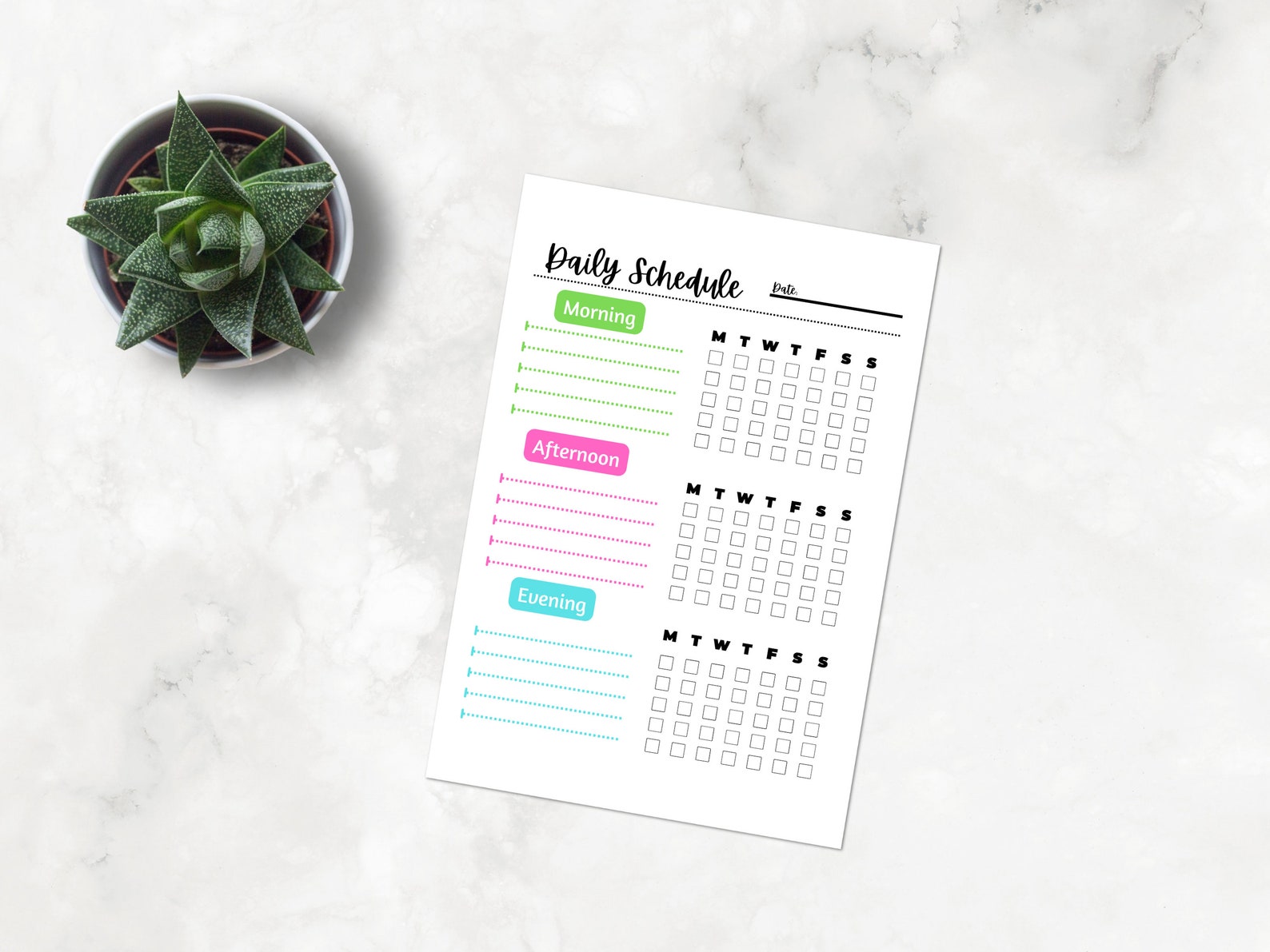 Editable Daily Schedule Printable Visual Schedule Ipad - Etsy