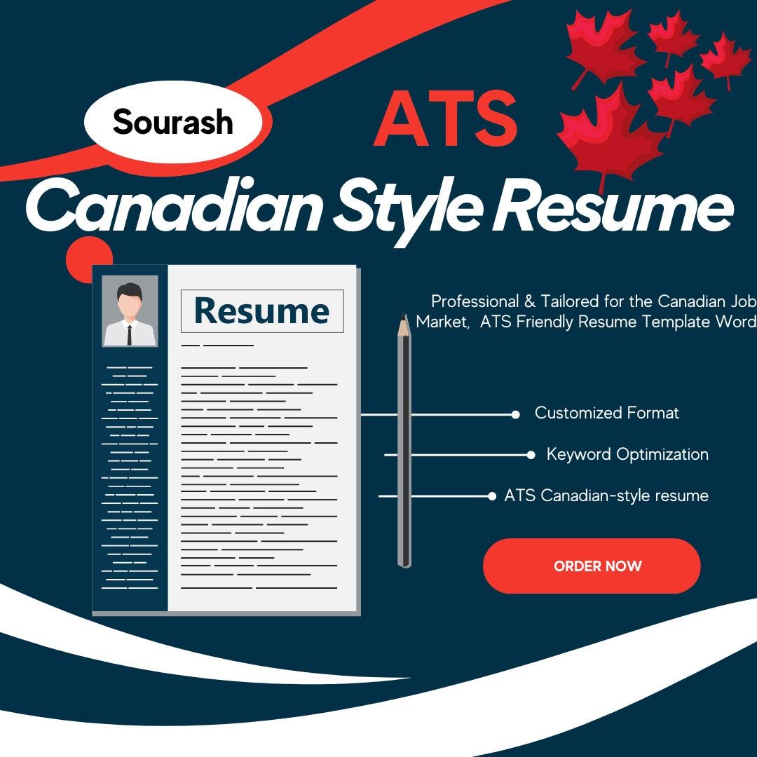 Canadian Style Resume Professional and Tailored for the Canadian Job ...