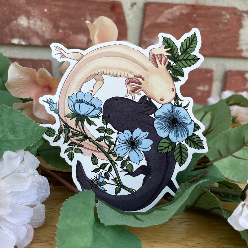 Axolotl Sticker - Etsy