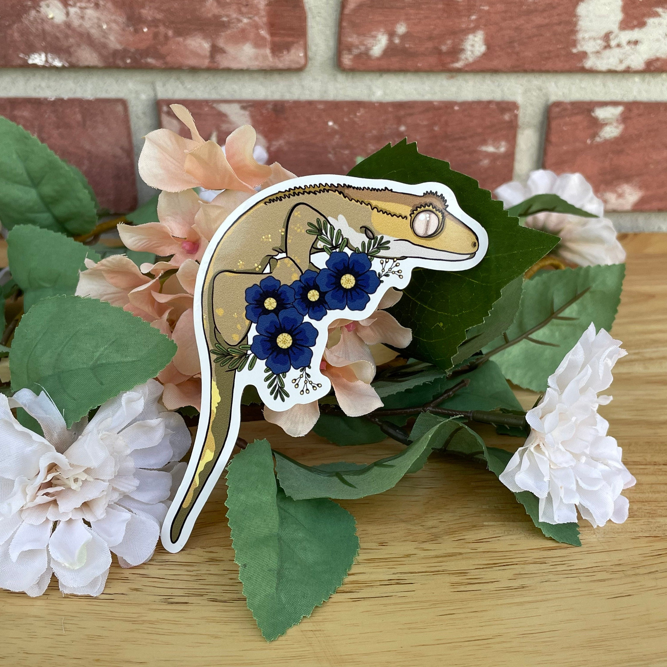 Gecko Stickers crested, Leopard and Fat Tail Geckos - Etsy