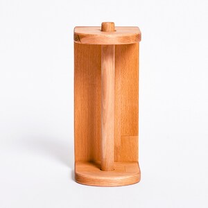 Wooden Paper Towel Holder, Free Standing or Wall Mounted Towel Rack ...