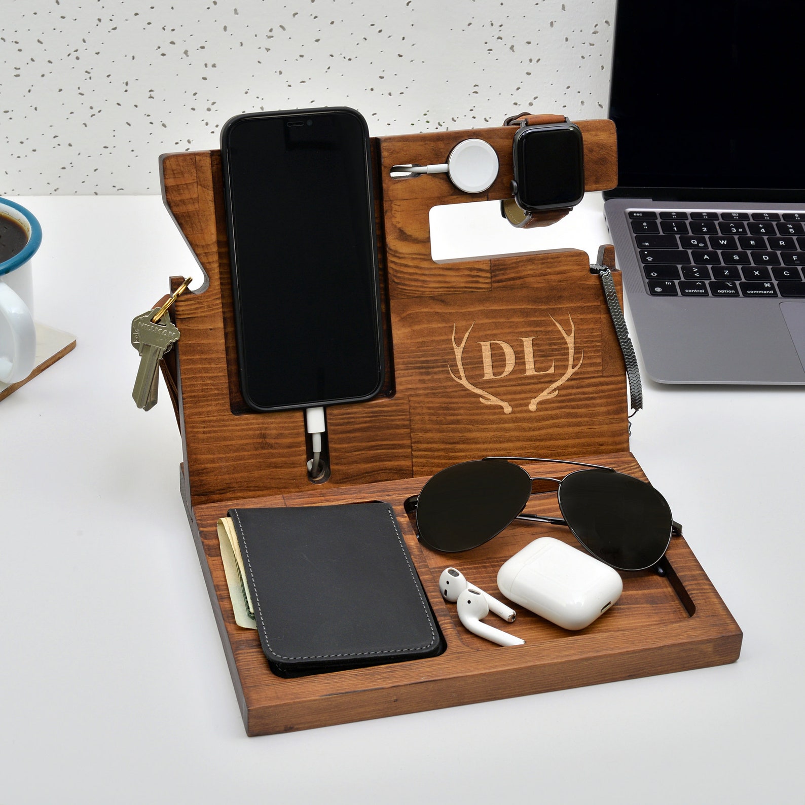 Tech Accessory Custom Docking Station Laser Engraved Phone - Etsy