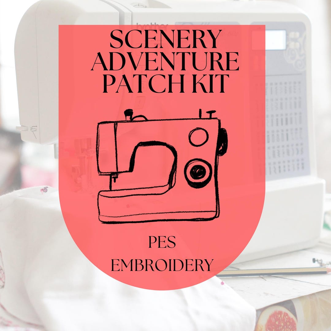 Scenery Embroidery Adventure Patch Pack PES Brother PE800 Embroidery ...