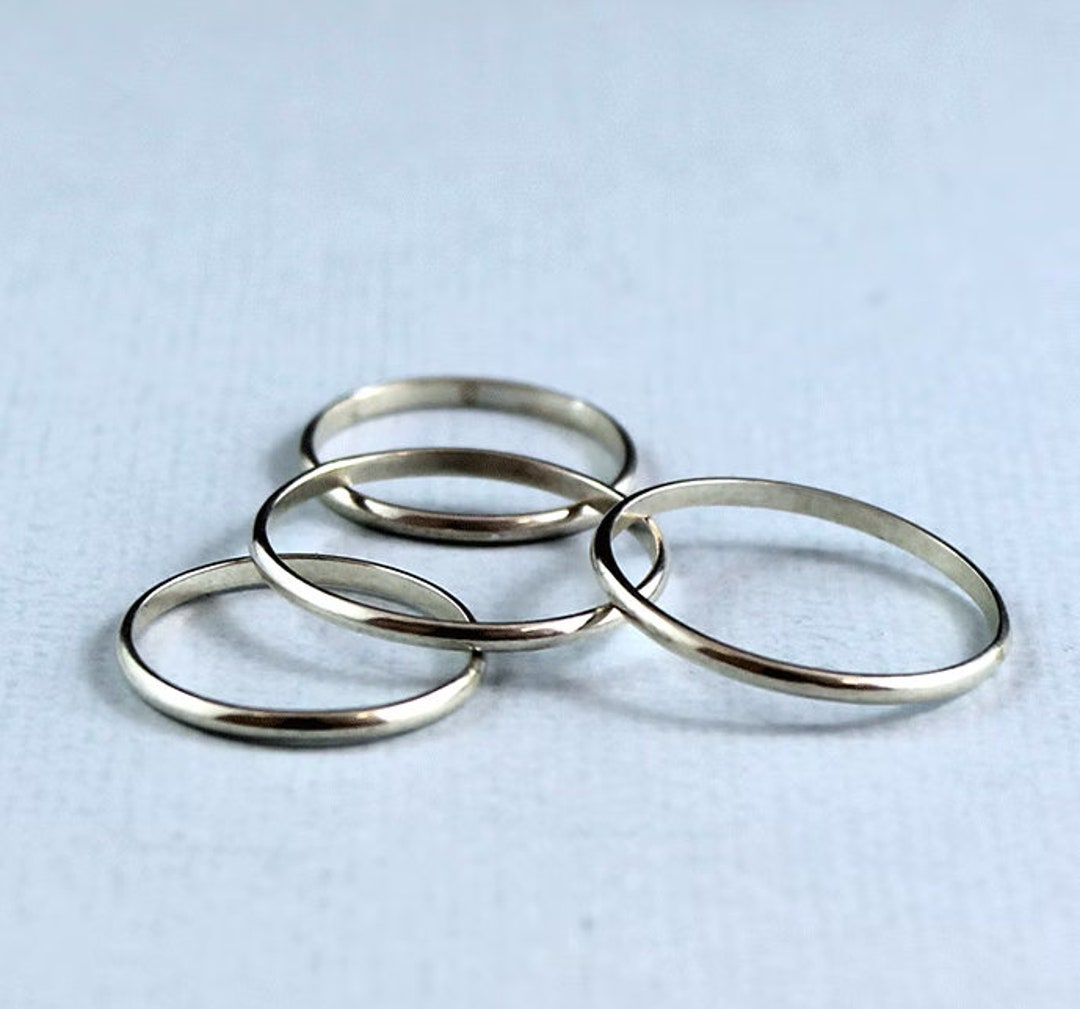 Half Round Ring - Etsy