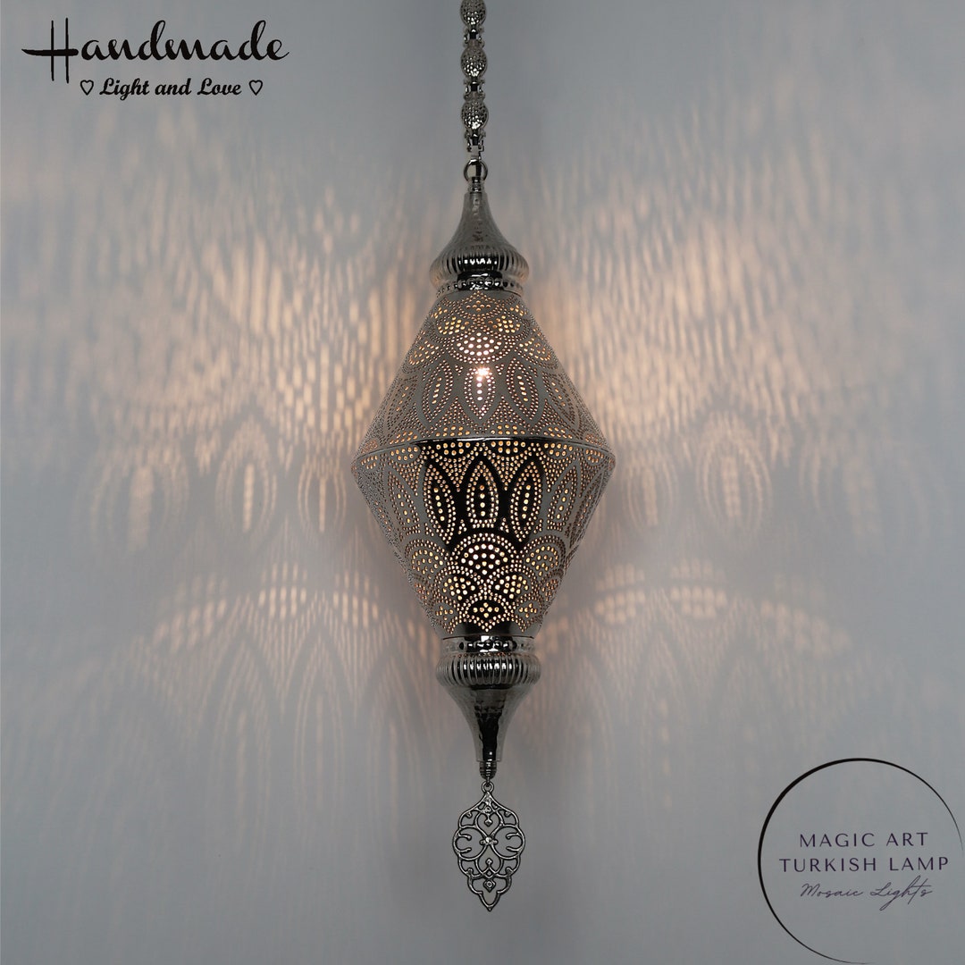 Lantern Moroccan Pendant Hallway Pattern Hanging Lamp - Etsy