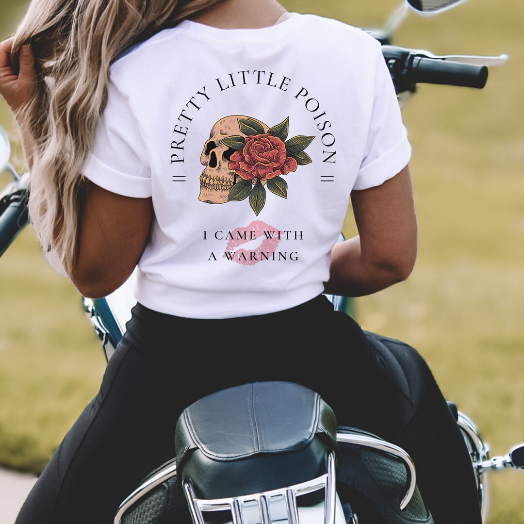 Pretty Little Poison Skull Shirt, Warren Zeiders Shirt, Graphic Tee ...