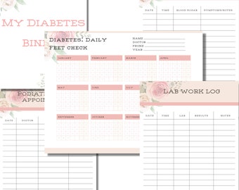 Diabetes Binder - Etsy