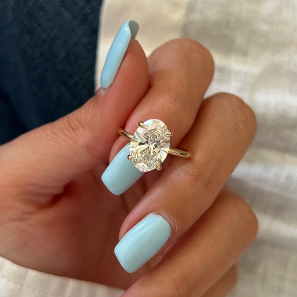Minimal Diamond Ring - Etsy