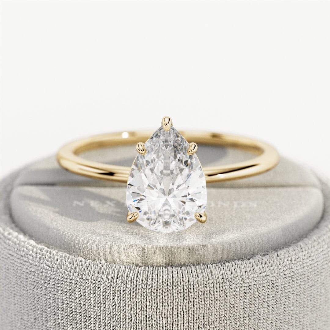 2ct Pear Shaped Engagement Ring