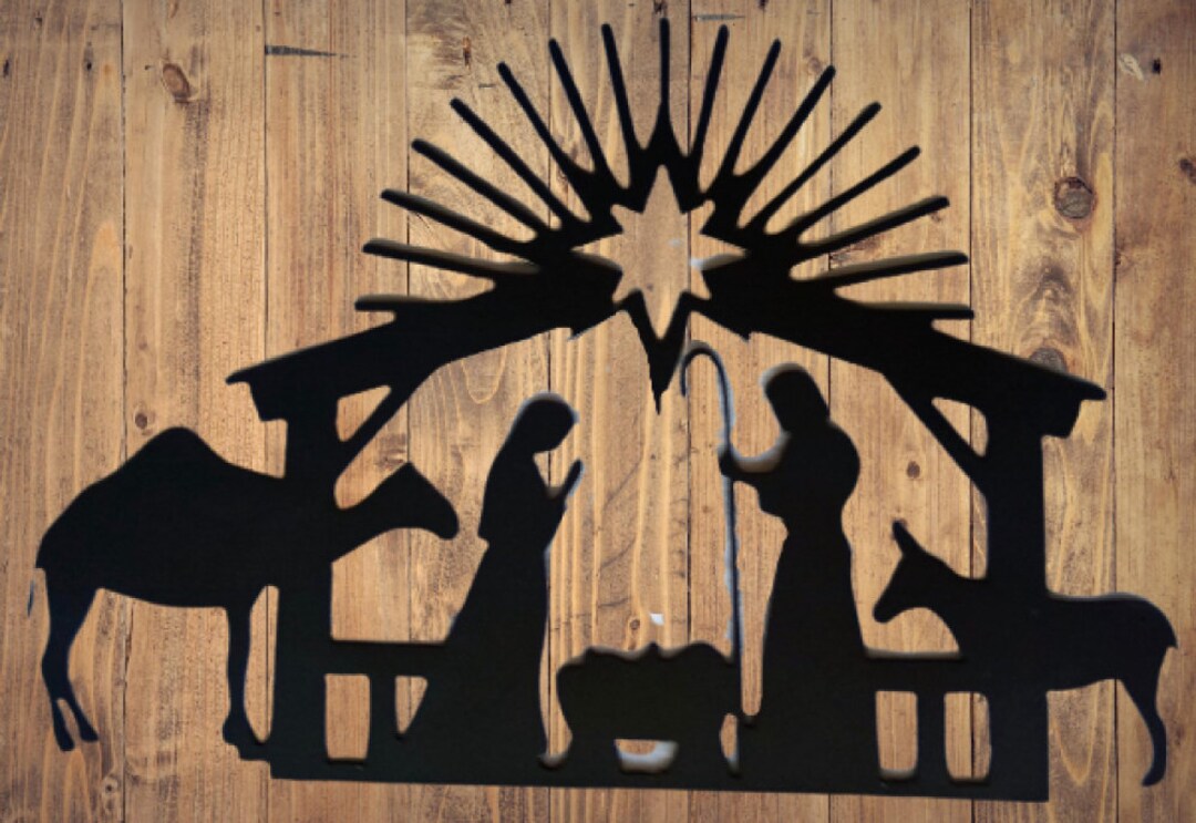 Nativity Scene Medium - Etsy