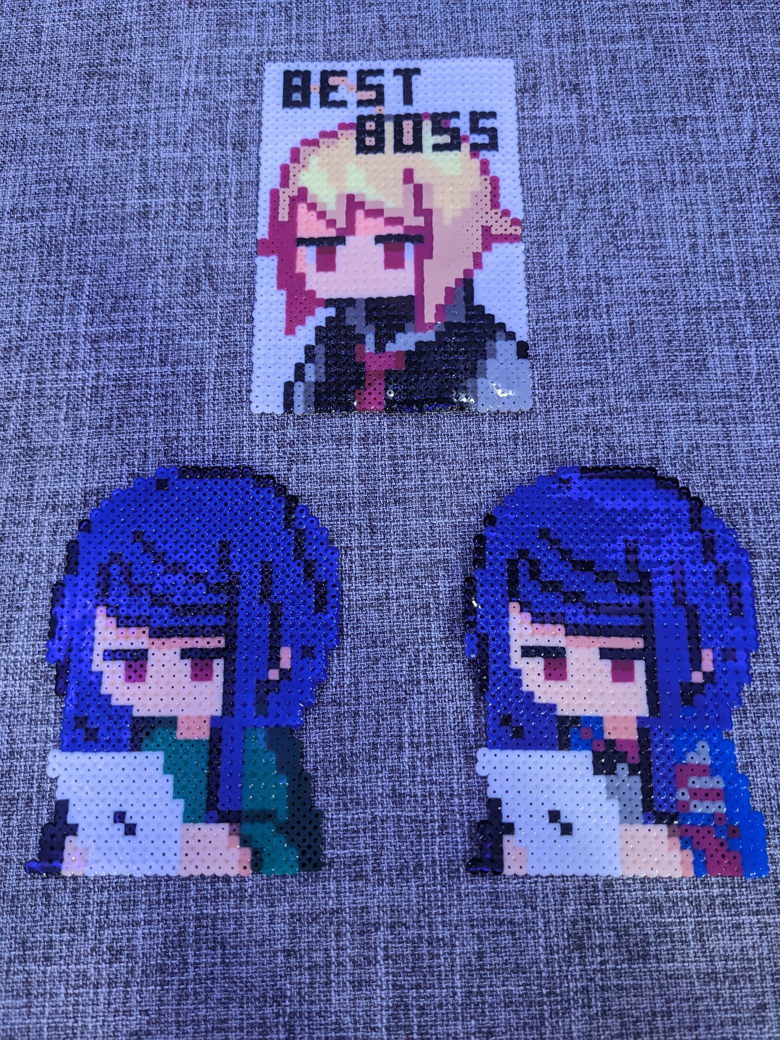 VA-11 HALL-A Perler Bead Art Jill Stingray and Dana Zane Sprites - Etsy