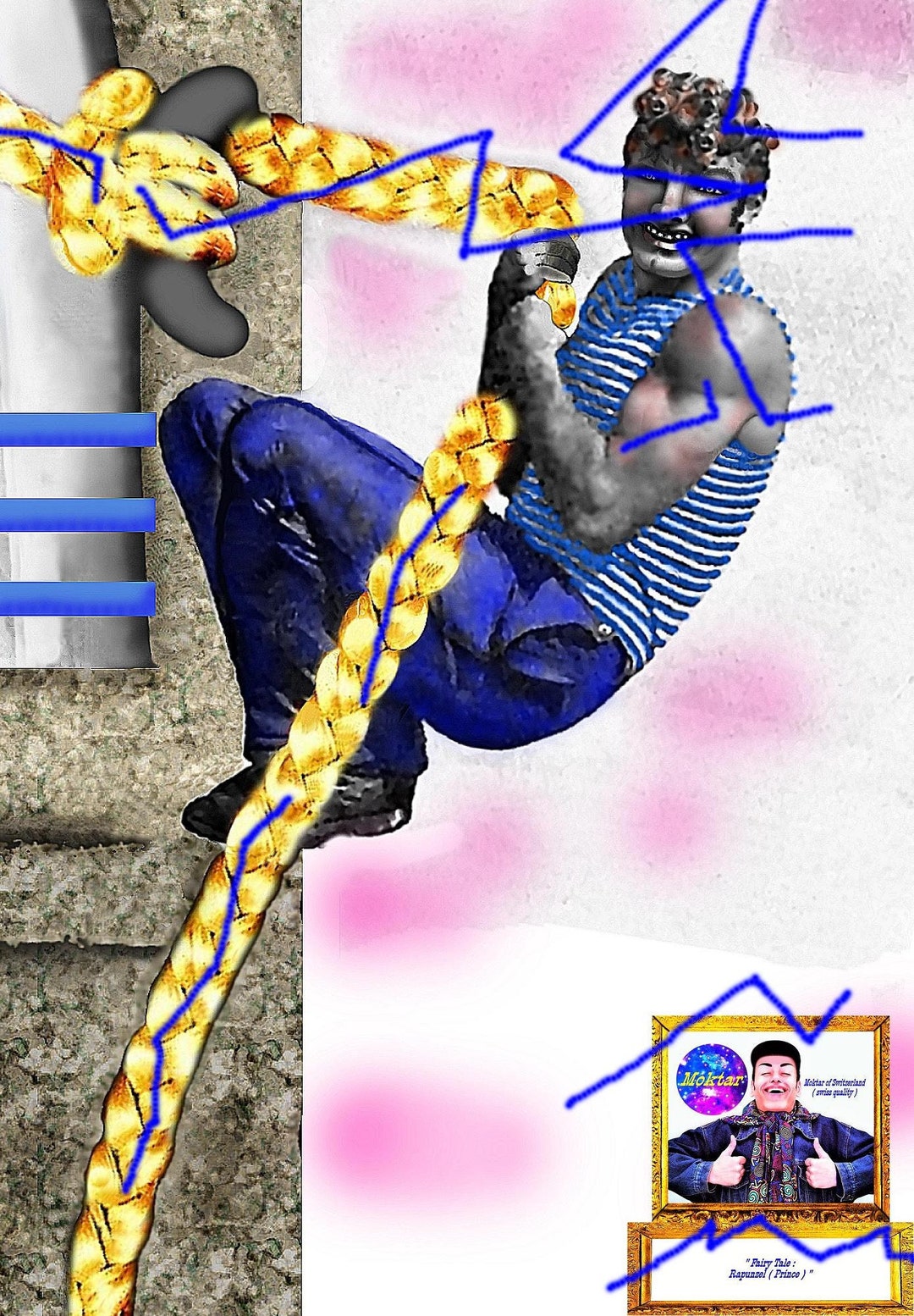 Art Photo MOKTAR -color -fairy Tale N.4,rapunzel N.2a,prince Solo -man ...