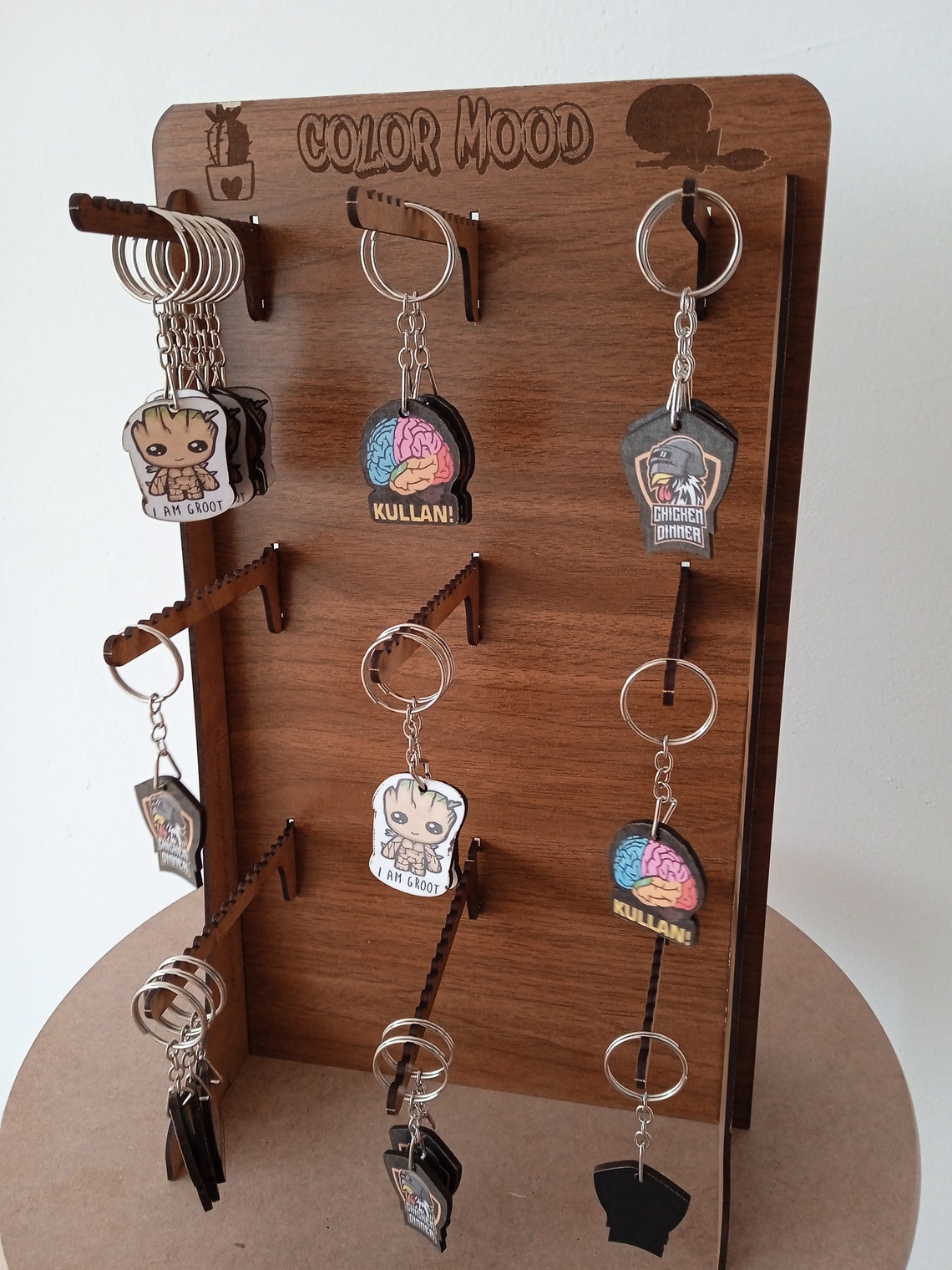 Key-chain Stand 27mm 3mm 4mm 5mmcnc Laser Cutting - Etsy