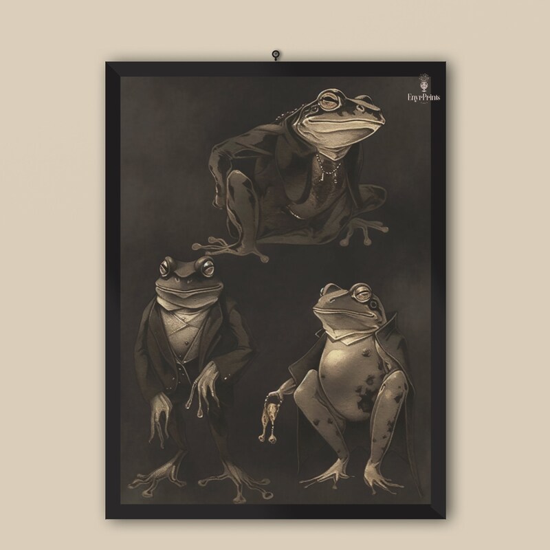 Gentleman Frog - Etsy