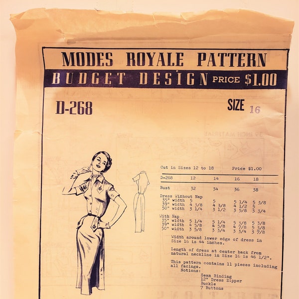 Modes Royale Sewing Patterns - Etsy