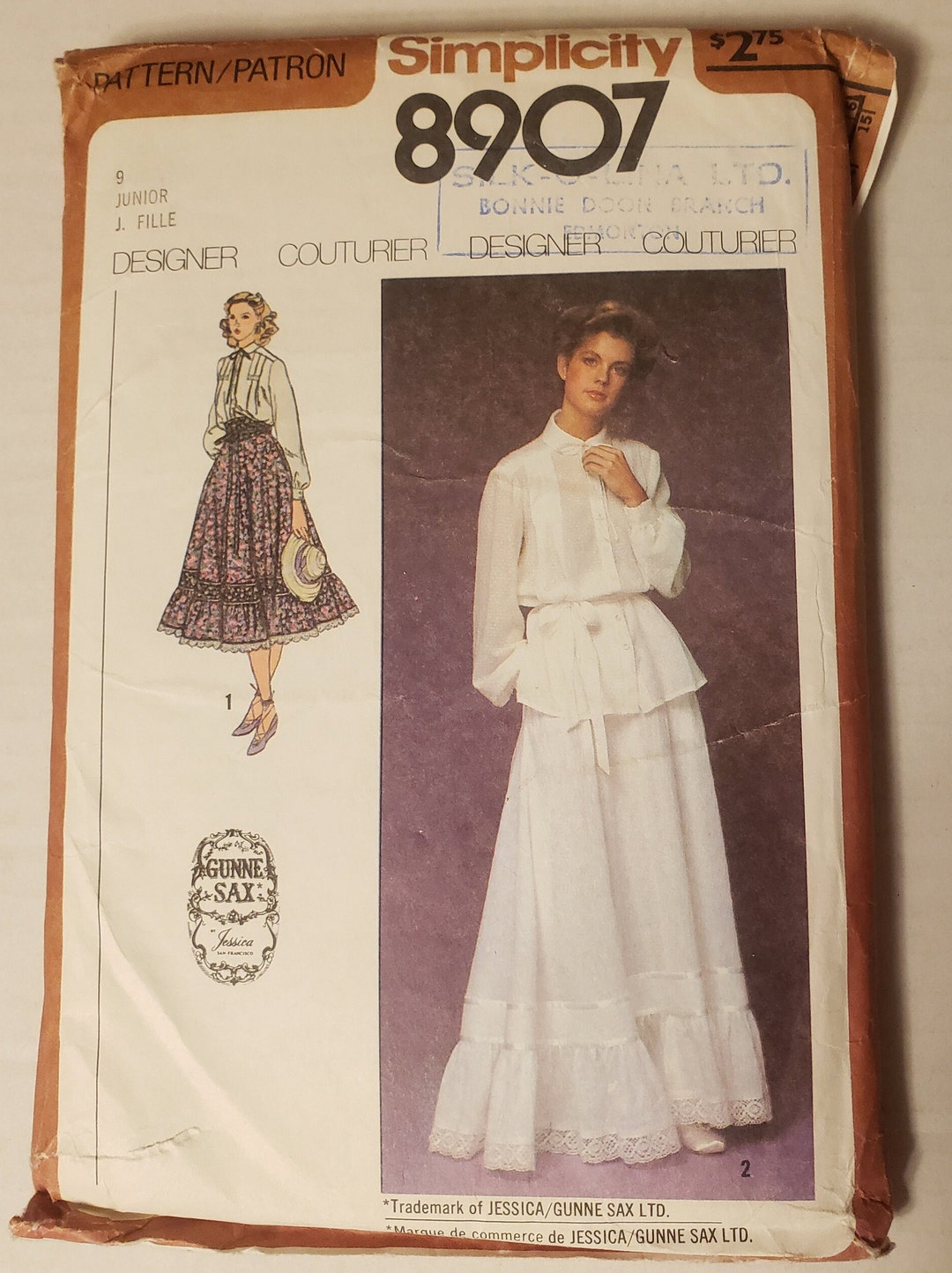 1970s Gunne Sax by Jessica Blouse and Ruffled Skirt BUST 31.5 Junior ...