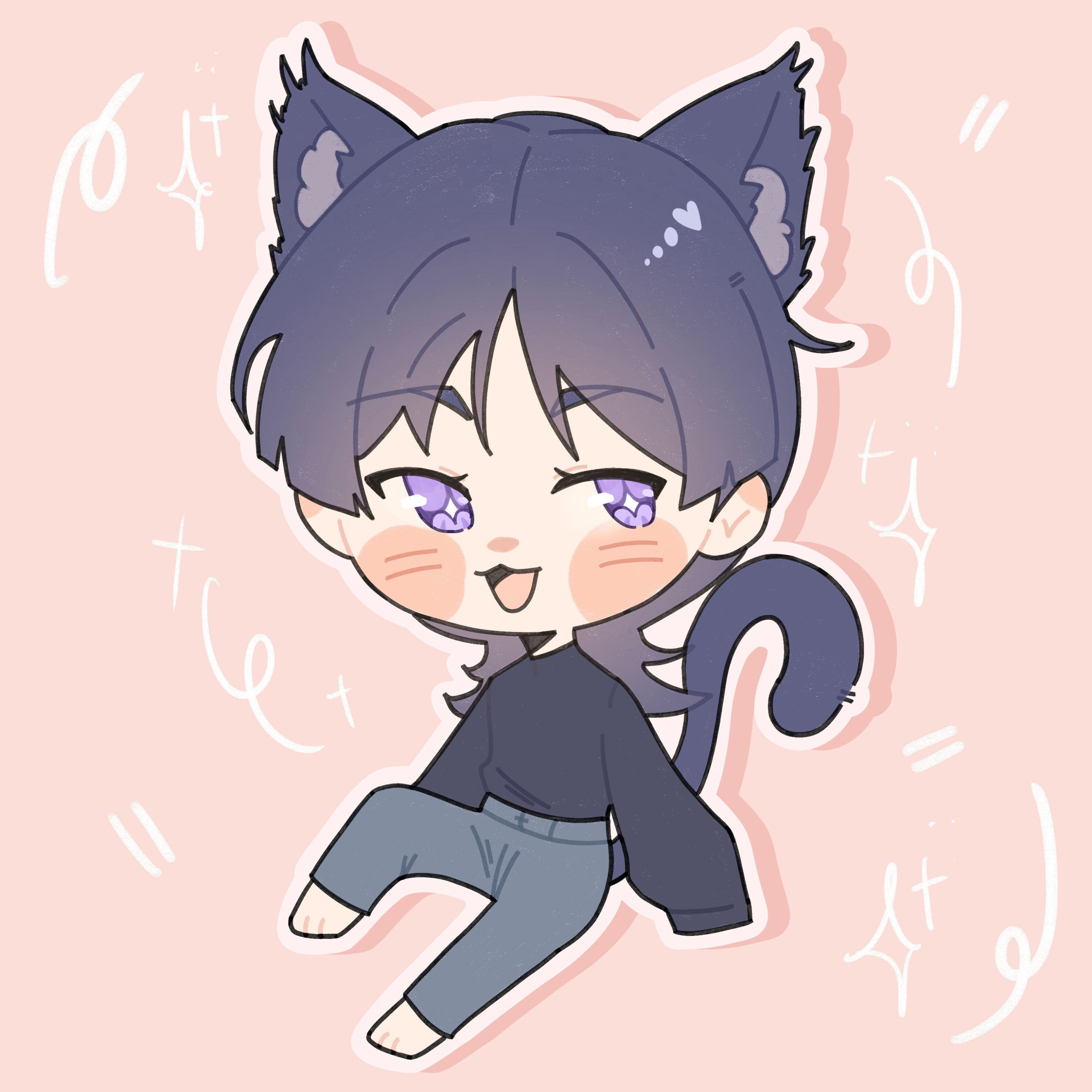 Anime Baby Boy Neko