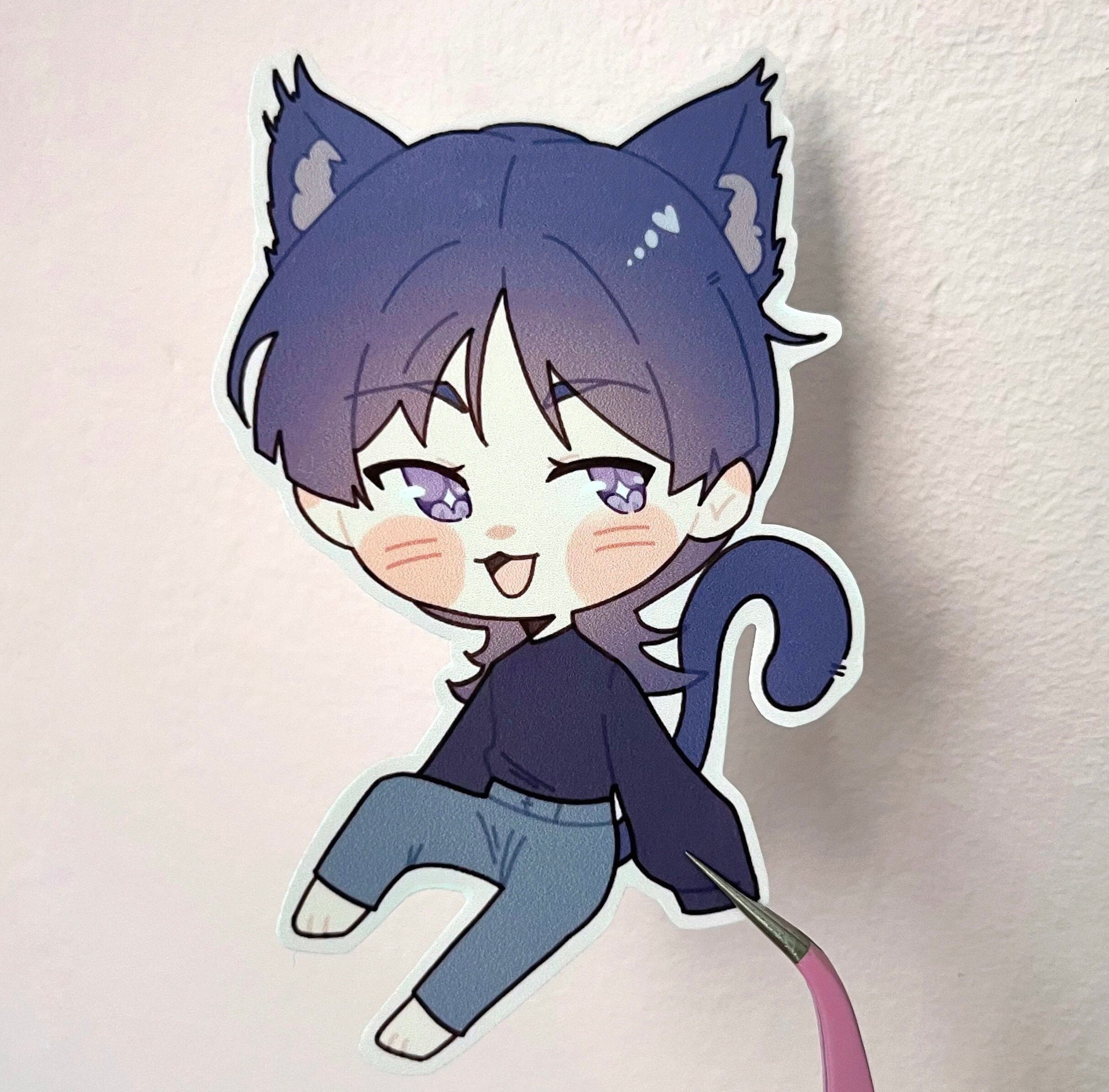 Scarameow Sticker - Etsy