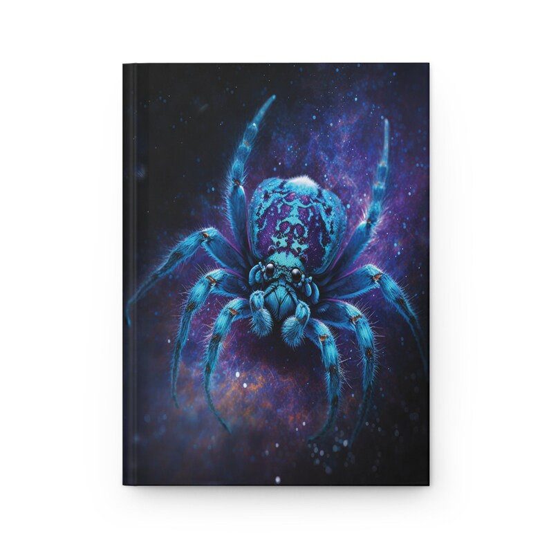 Celestial Tarantula Spider Journal | Galaxy Sky, Witchy Diary - Etsy