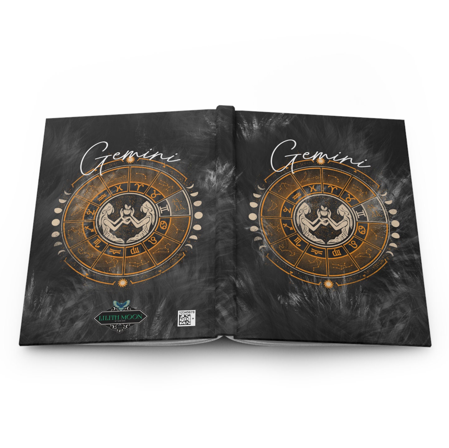 Gemini Astrology Symbol Chart Zodiac Sign Journal | Pretty Celestial ...