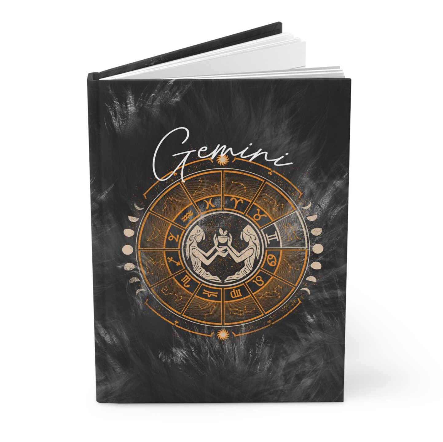 Gemini Astrology Symbol Chart Zodiac Sign Journal | Pretty Celestial ...