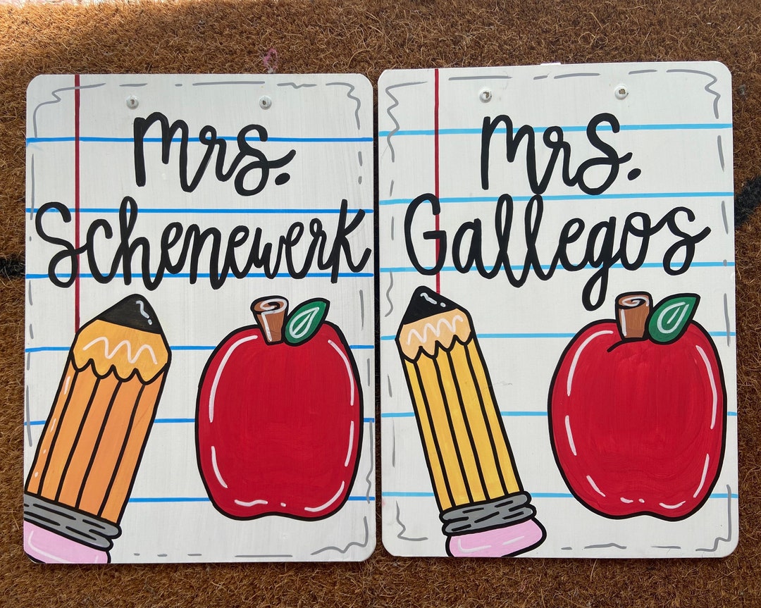 Teacher Clipboard Custom Personalized Clip Board - Etsy