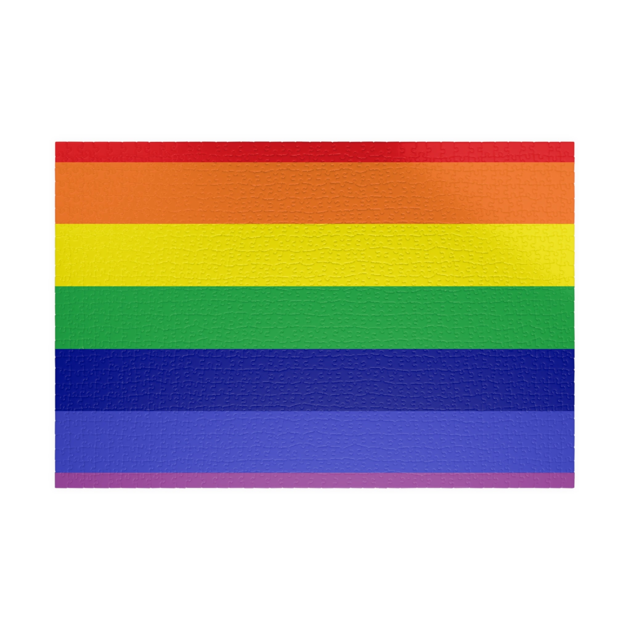 Pride Flag Puzzle LGBTQ Rainbow Puzzle for Game Day, Personal Fun ...