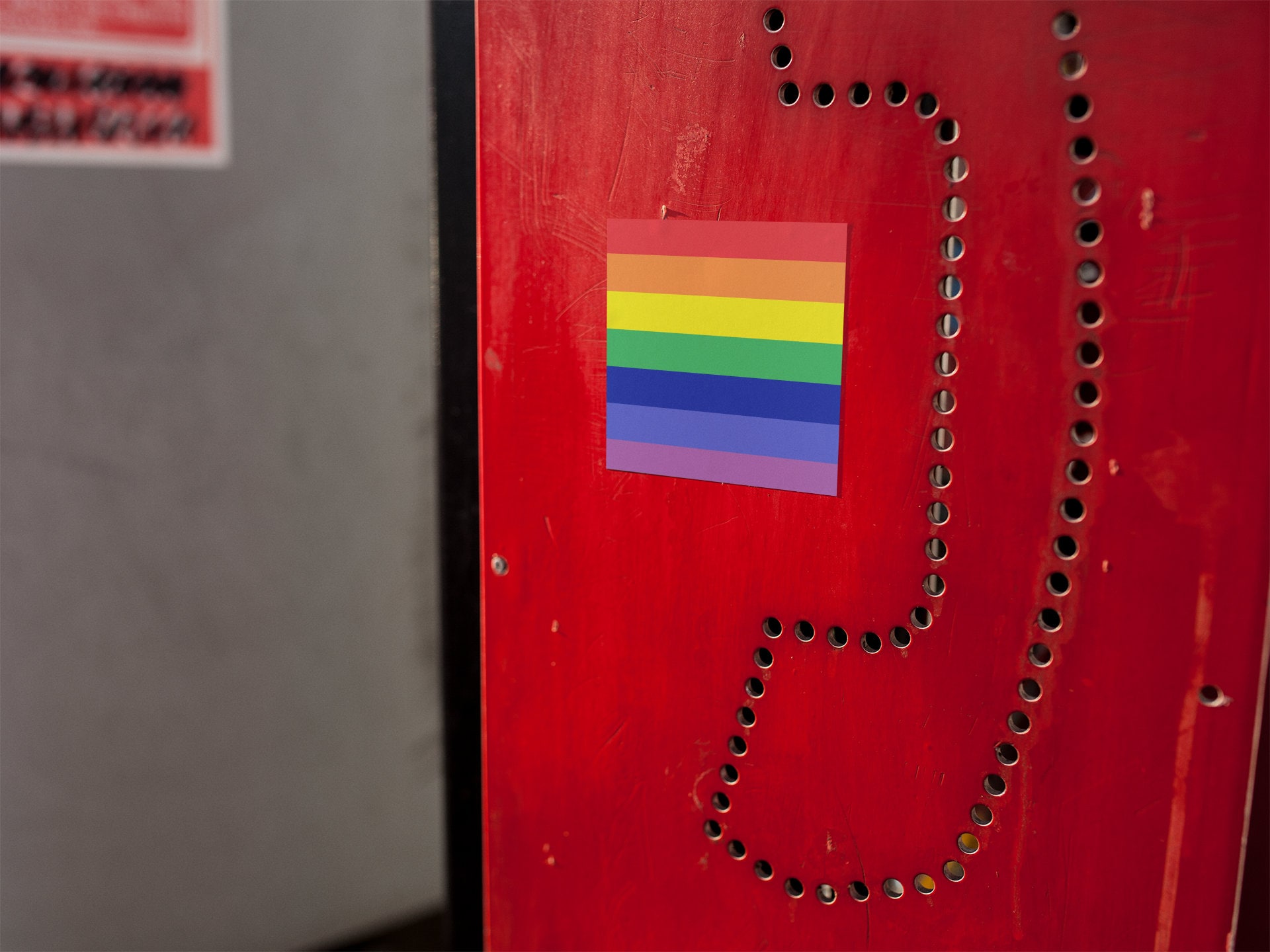 Pride Flag Square Stickers Pride Sticker for Birthday, Anniversary ...