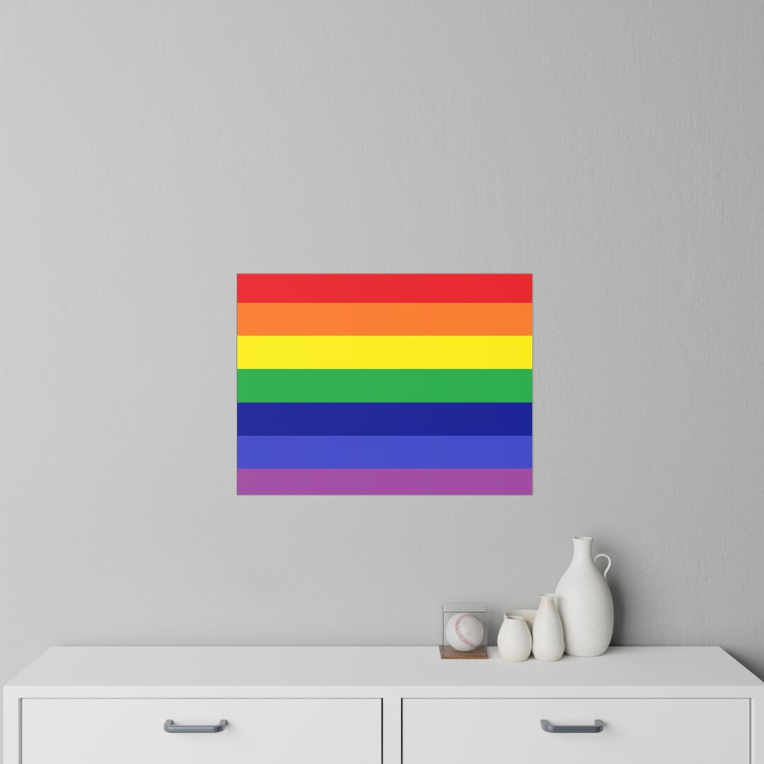 Pride Flag Wall Decals Pride Wall Decal for Birthday, Anniversary ...
