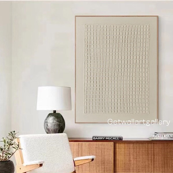 Neutral Textured Wall Art - Etsy