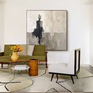 Woman Oil Painting Beautiful Lady Canvas Art Personalized Gifts ...