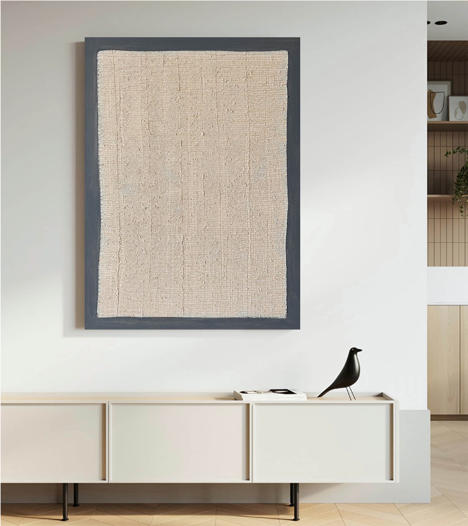 Beige Rich Textured Painting Beige 3d Textured Wall Art Canvas - Etsy