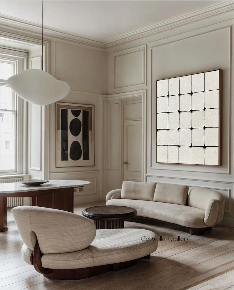 Pure Beige 3d Textured Wall Art Beige Textured Canvas Art Beige ...