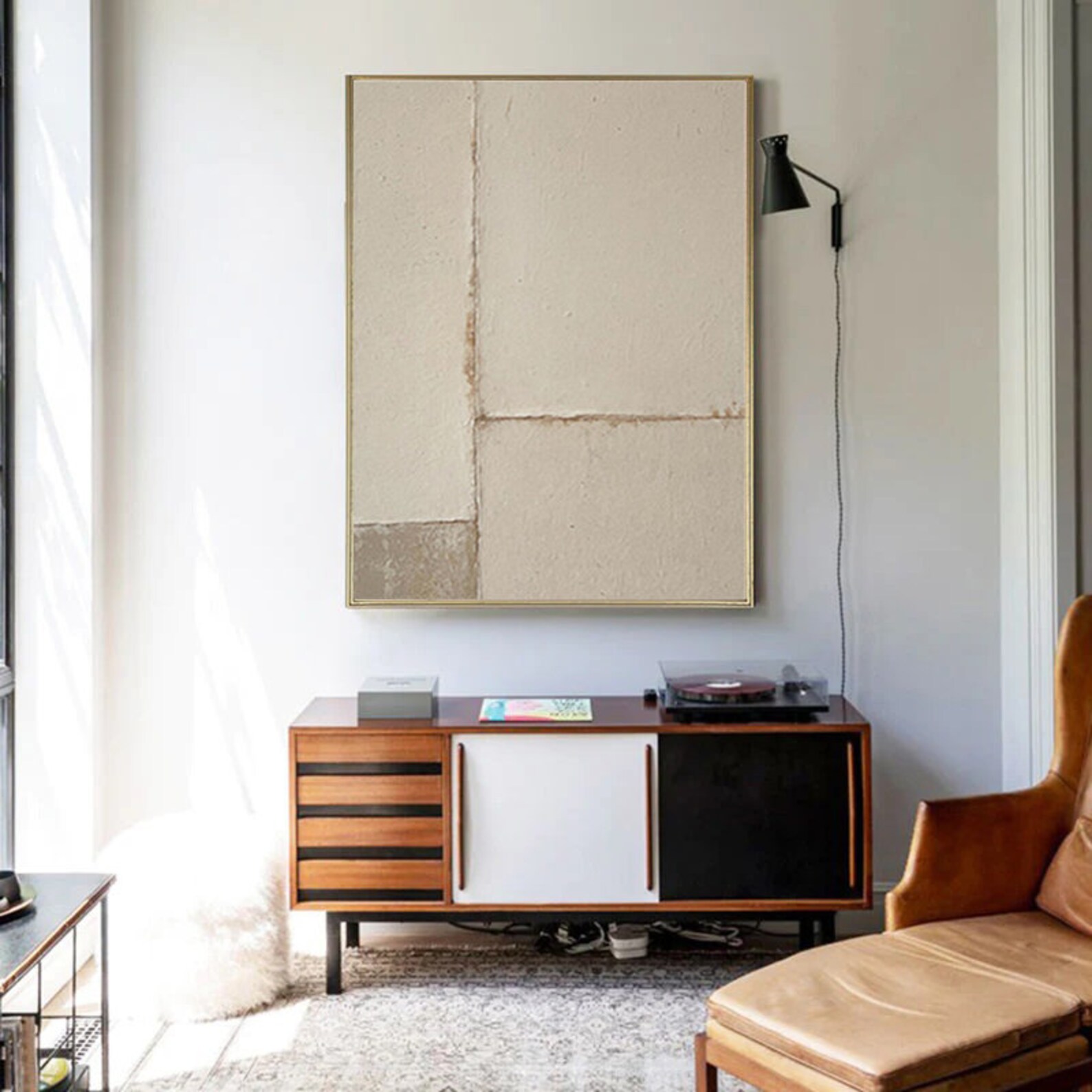 Beige Wall Art Beige Wabi-sabi Wall Art Pure Beige Minimalist - Etsy