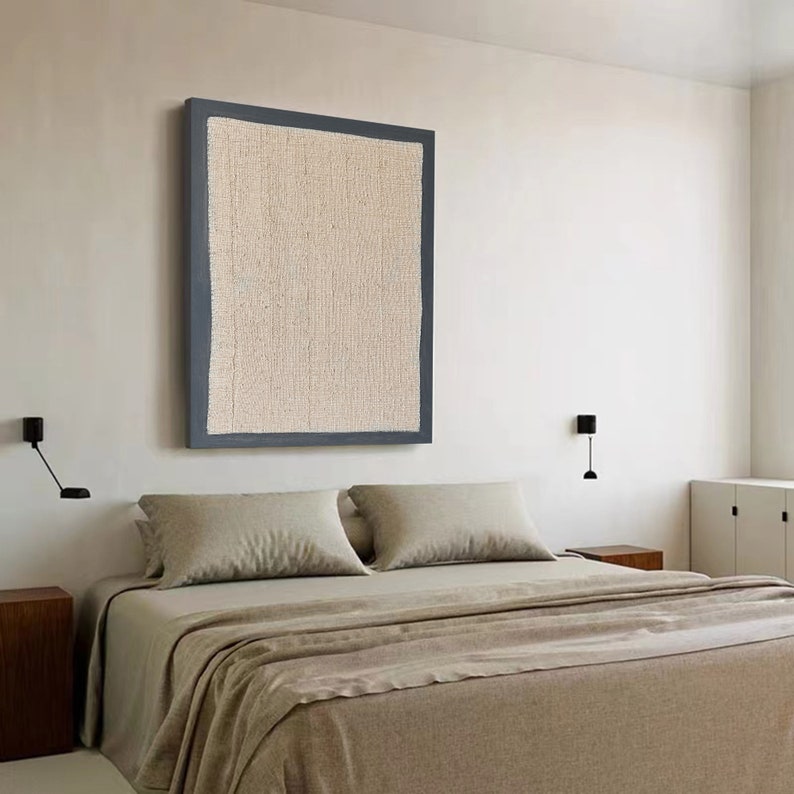 Beige Rich Textured Painting Beige 3d Textured Wall Art Canvas - Etsy
