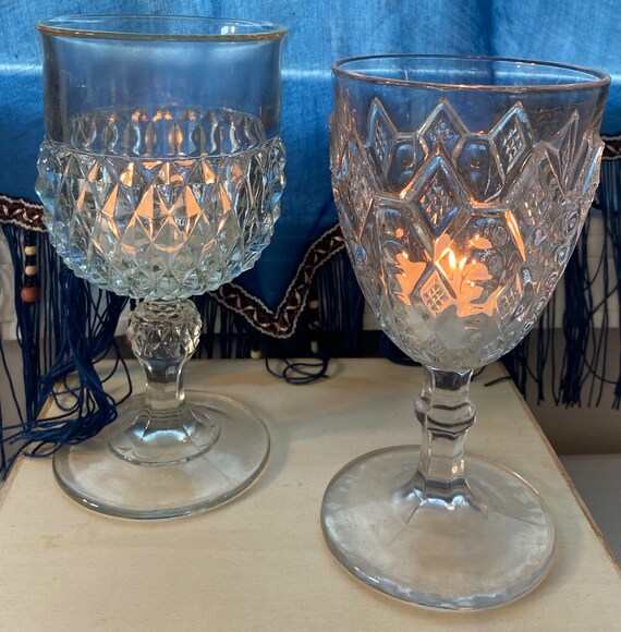 Cut Glass Goblets - Etsy