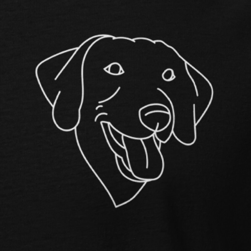Black Lab Outline Shirt, Black Lab Gifts, Dog Mom, Gift for Lab Owner ...