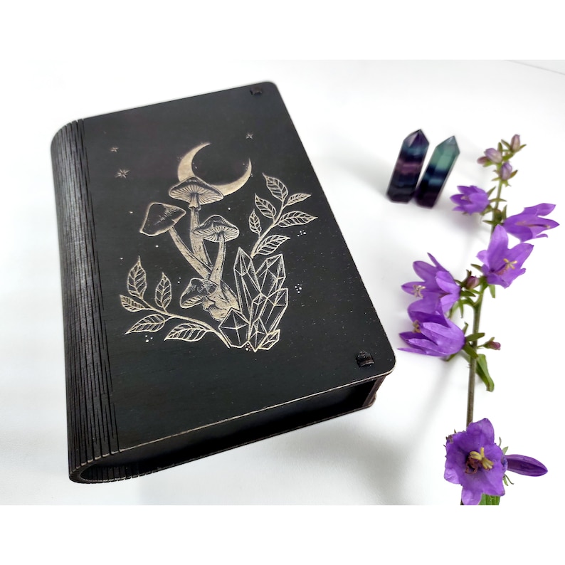 Witchy Tarot Card Storage Box Oracle Card Box Witch Deck - Etsy