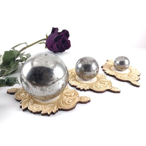 Wooden Sphere Stand, Sphere Display Stand, Snake Sphere Holder ...