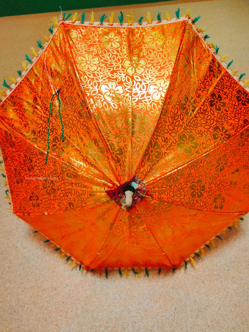 Hand Embroidered Silk Umbrella, Boho Home Decor, 24 Inch - Etsy UK