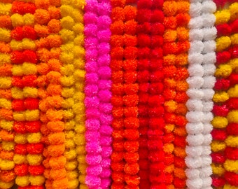 SALE ON Indian Marigold Flower Artificial Decorative Diwali Marigold ...
