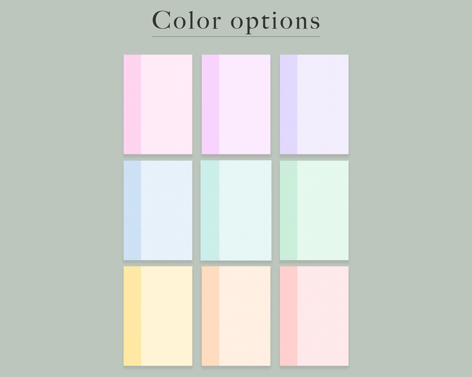 Digital Note Taking Template, Pastel Digital Note Paper, Goodnotes ...