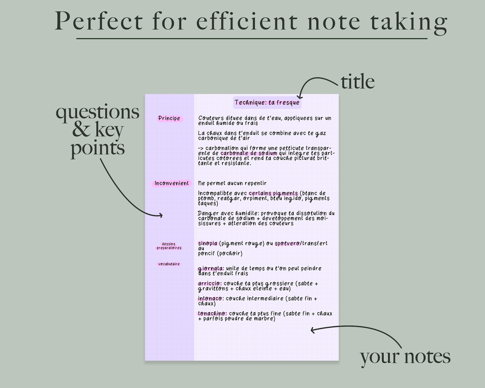 Digital Note Taking Template, Pastel Digital Note Paper, Goodnotes ...