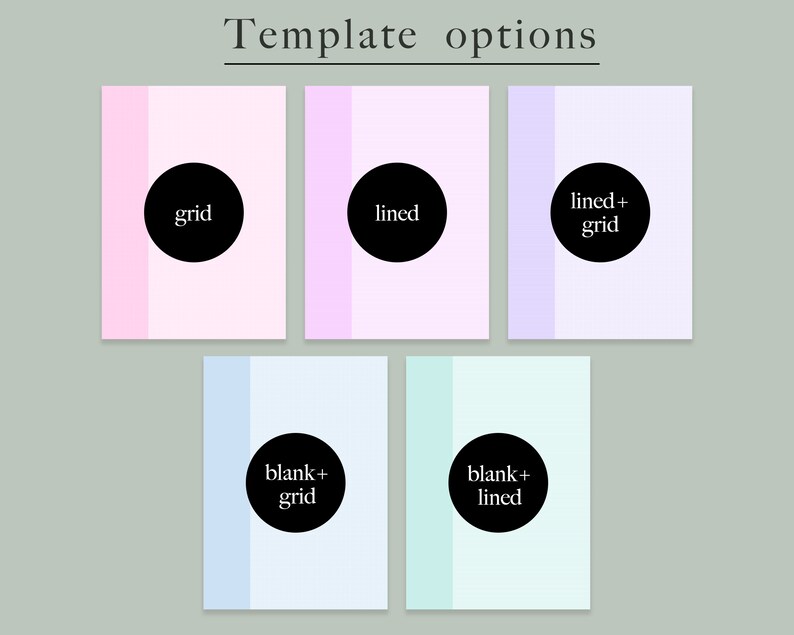 Digital Note Taking Template, Pastel Digital Note Paper, Goodnotes ...